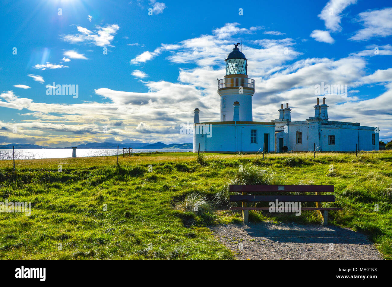 Lighthouse at the beach Stock Photo - Alamy