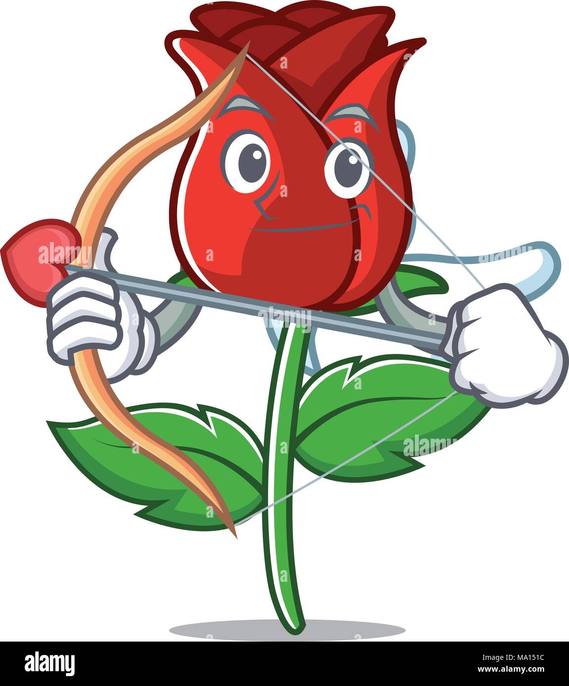 Angel red rose Stock Vector Images - Alamy