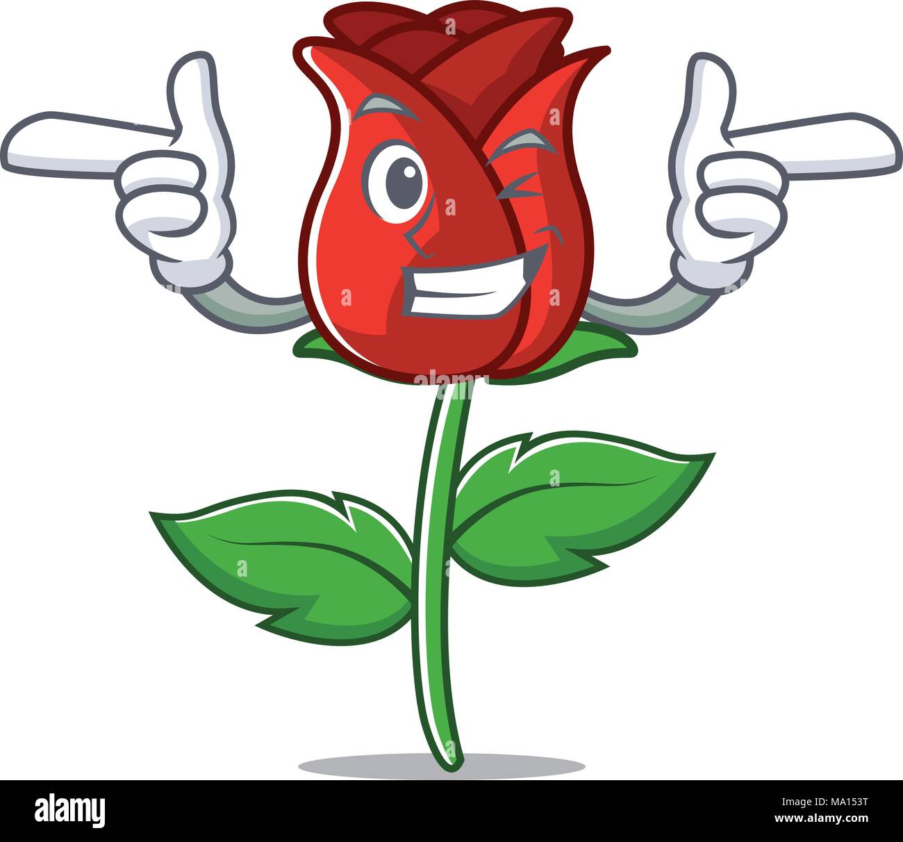 The language of rose Stock Vector Images - Alamy