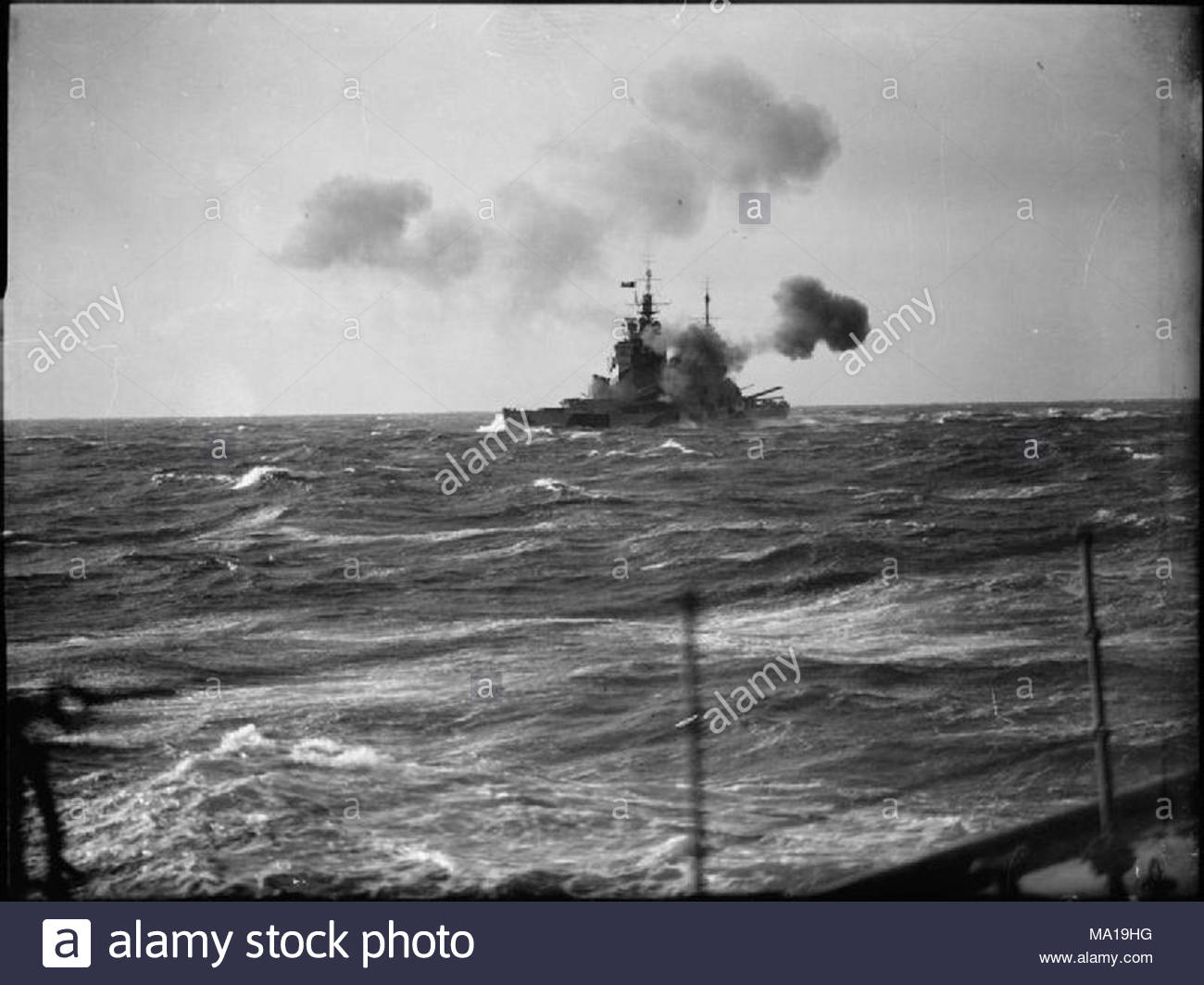 The British Battleship Hms King George V Stock Photos & The British ...