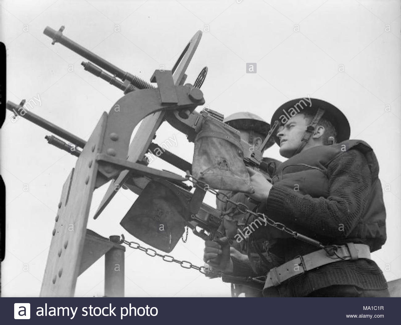 Vickers K Machine Gun Stock Photos & Vickers K Machine Gun Stock Images ...
