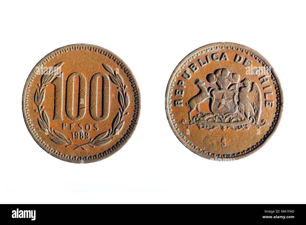 100 peso front back hi-res stock photography and images - Alamy