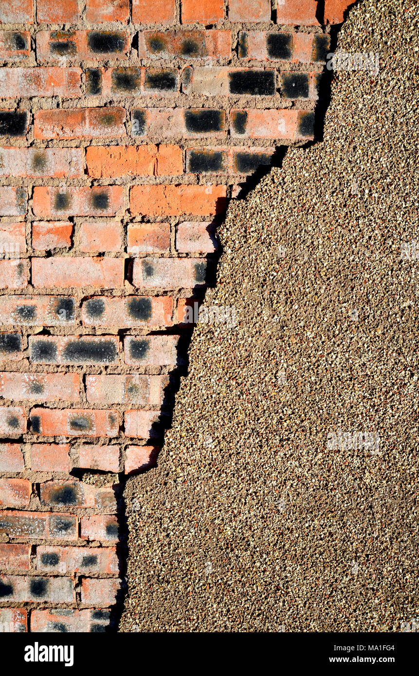 Rendered brick wall hi-res stock photography and images - Alamy