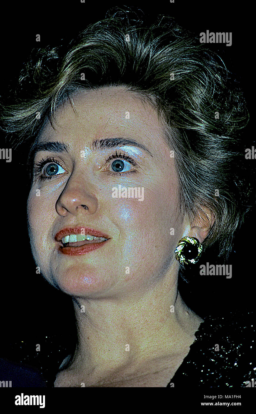 Washington, DC., USA, October 23, 1993 FIrst Lady Hillary Clinton at ...