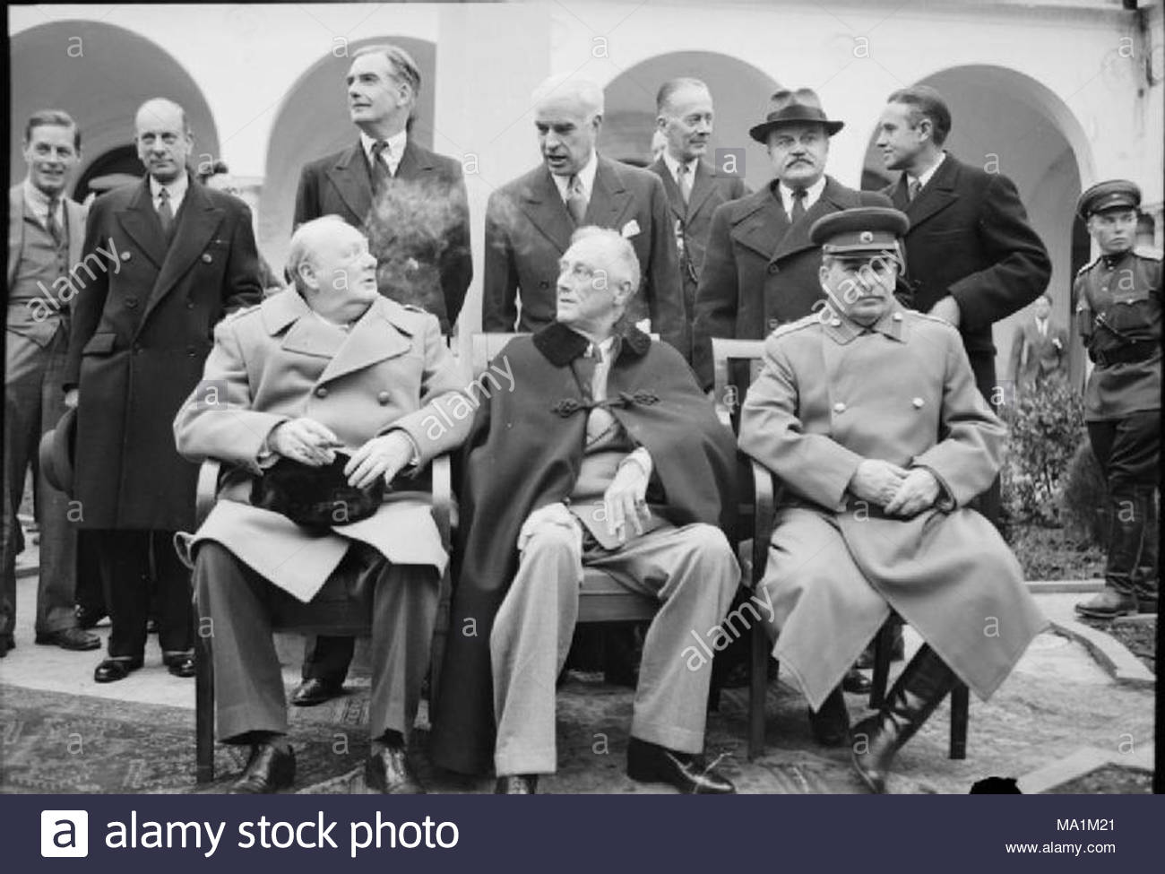 Yalta Conference Black and White Stock Photos & Images - Alamy