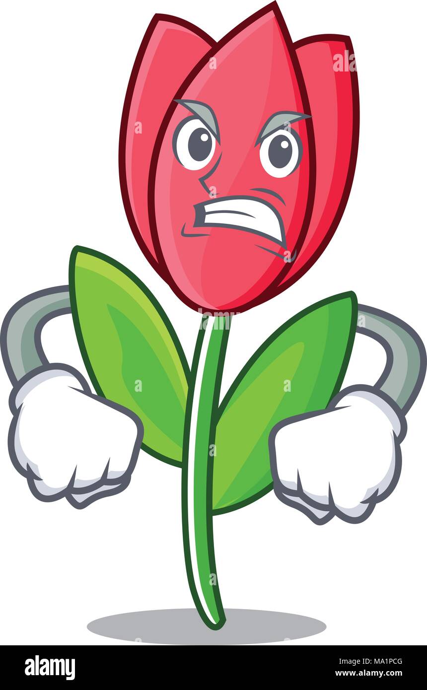 Cute Red Hot Tulip Stock Vector Images - Alamy