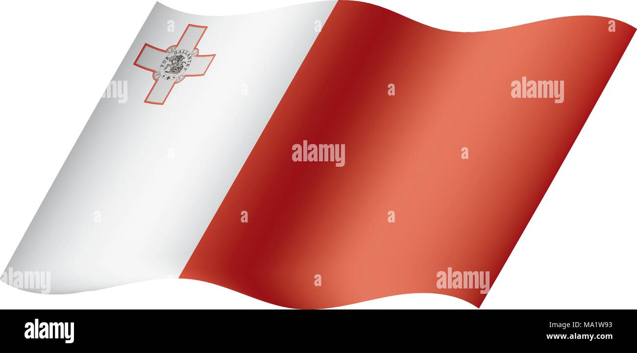 Malta flag, vector illustration Stock Vector Image & Art - Alamy