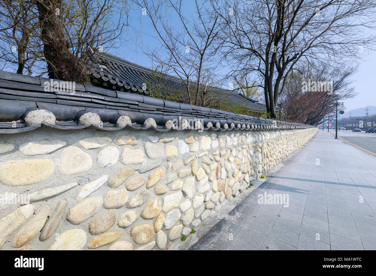 The traditional Korean architecture, Hanok in South Korea Stock Photo ...