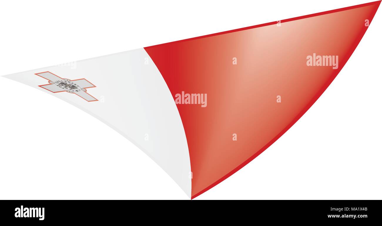 Malta Flag Vector Illustration Stock Vector Image And Art Alamy