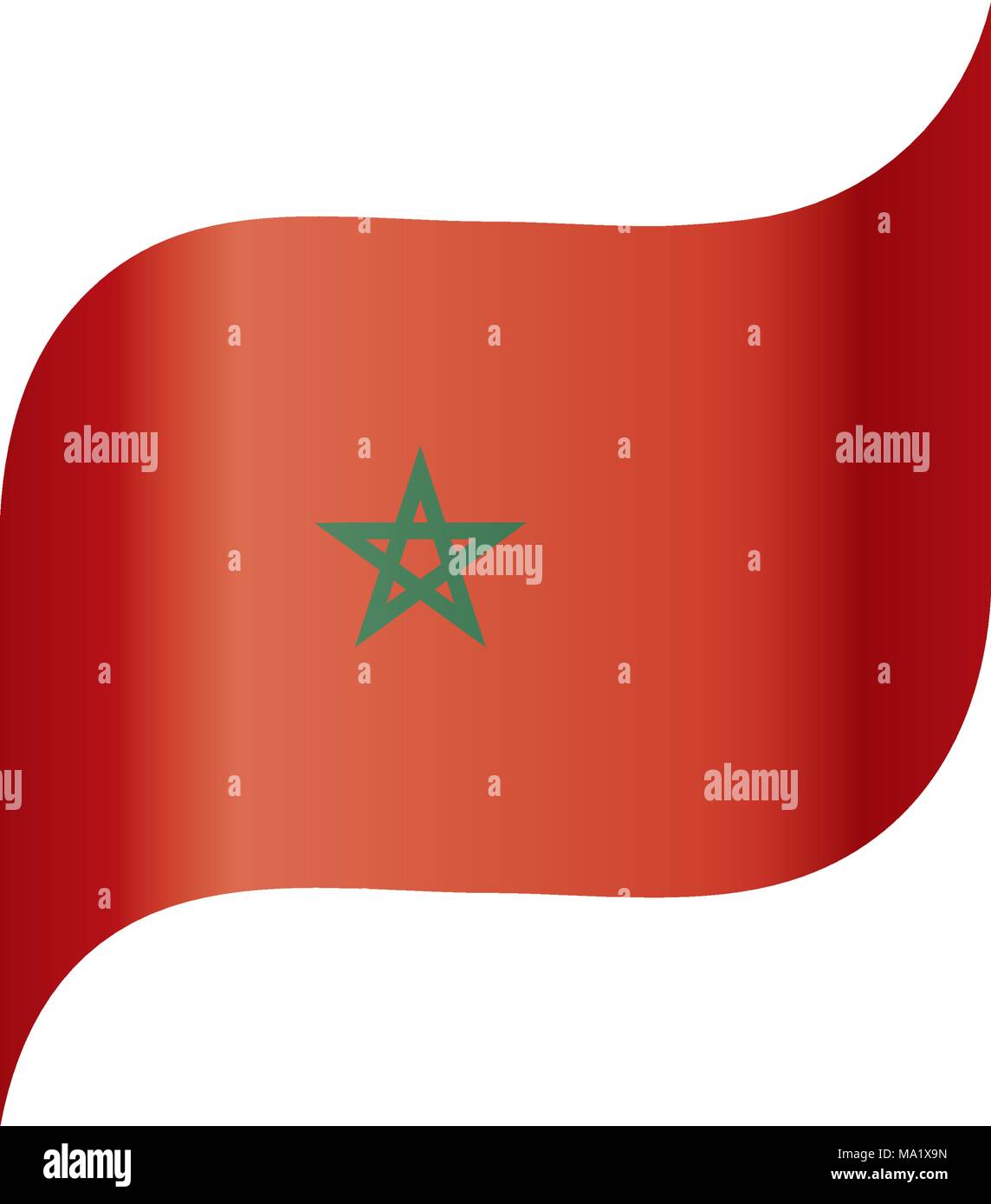 Morocco flag, vector illustration Stock Vector Image & Art - Alamy