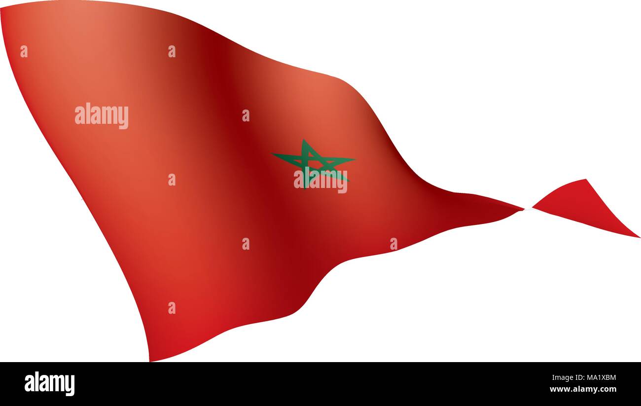 Morocco flag, vector illustration Stock Vector Image & Art - Alamy