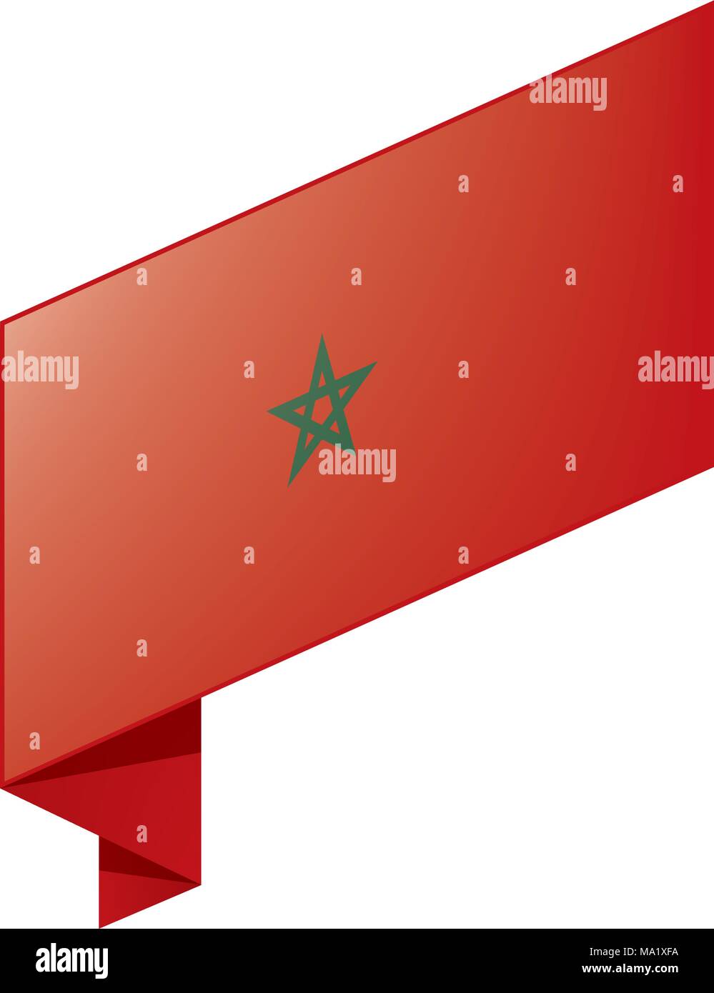 Morocco flag, vector illustration Stock Vector Image & Art - Alamy