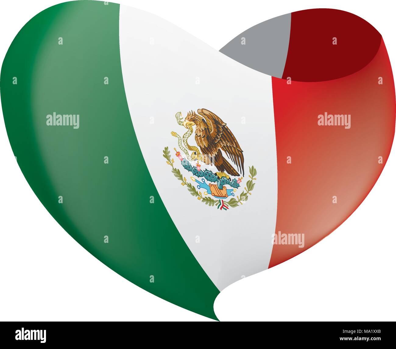 Mexican flag, vector illustration Stock Vector Image & Art - Alamy