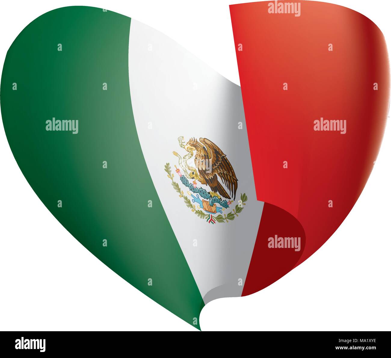 Mexican flag, vector illustration Stock Vector Image & Art - Alamy