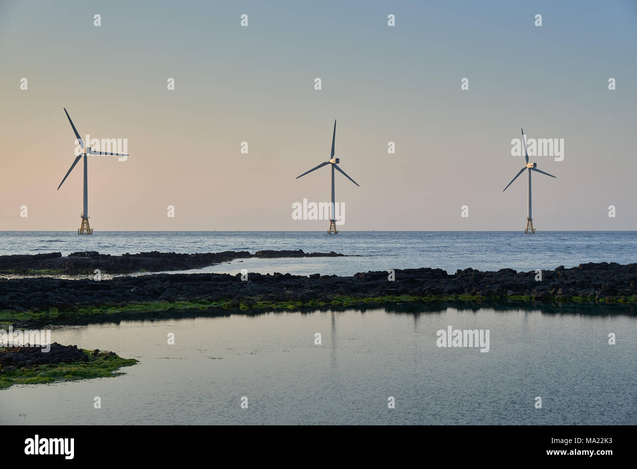 Sinchang Windmill Coast is famous for driving course because of its ...