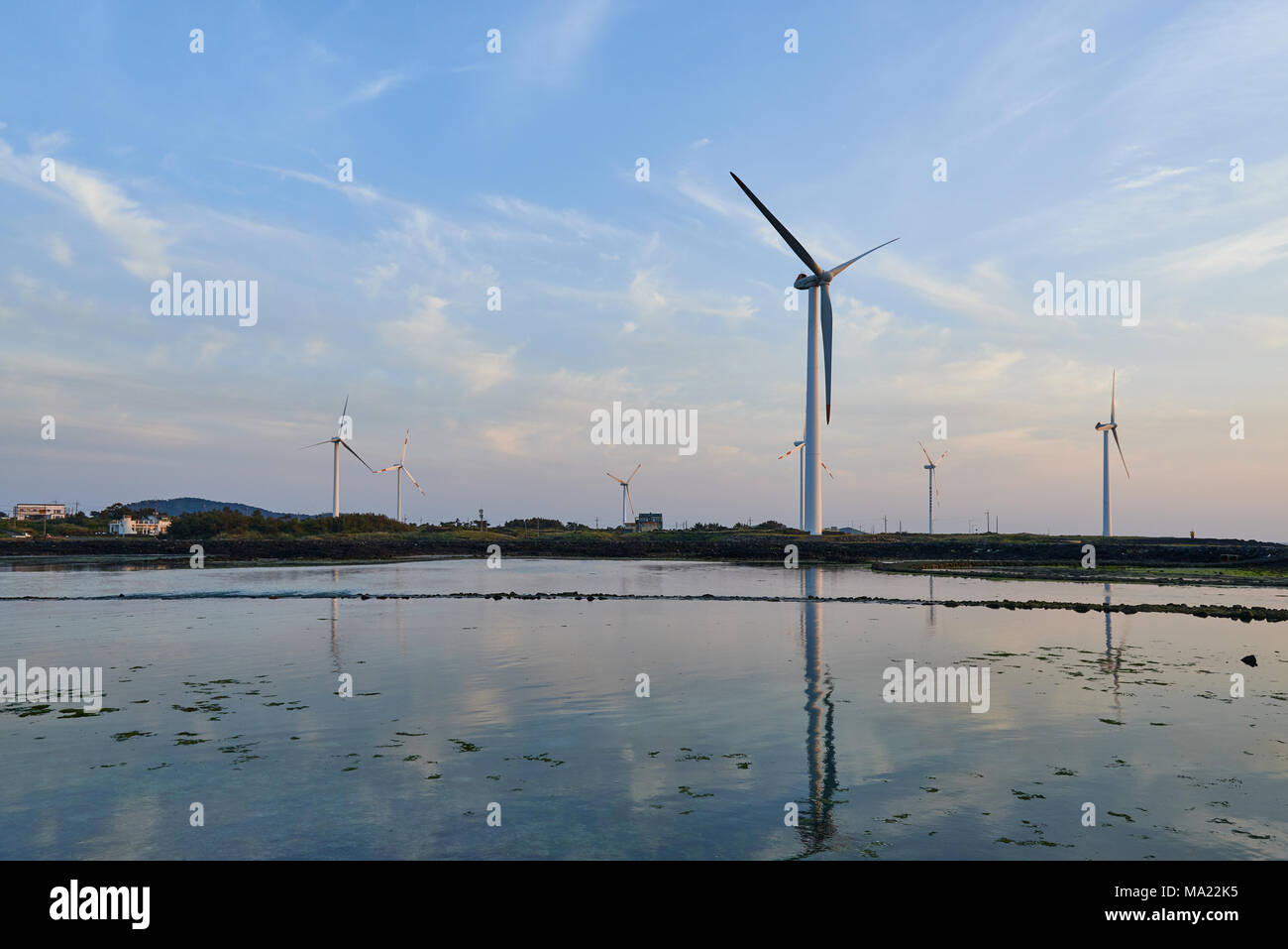 Sinchang Windmill Coast is famous for driving course because of its ...