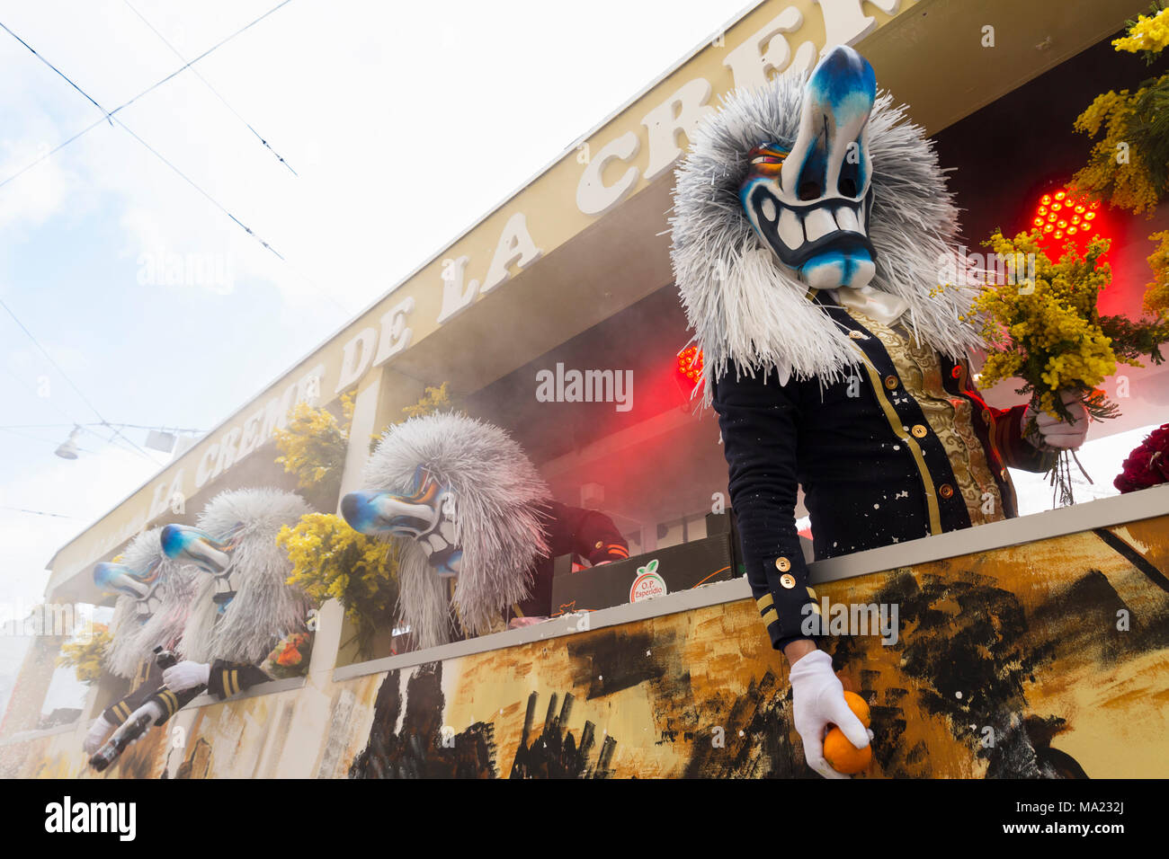 Basel carnival. Steinenberg, Basel, Switzerland - February 21st, 2018 ...