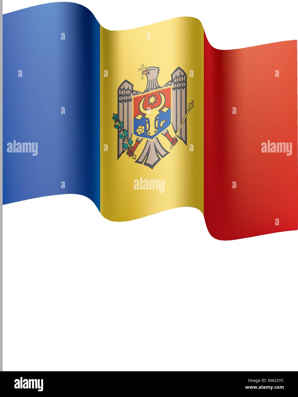 Moldova flag, vector illustration Stock Vector Image & Art - Alamy