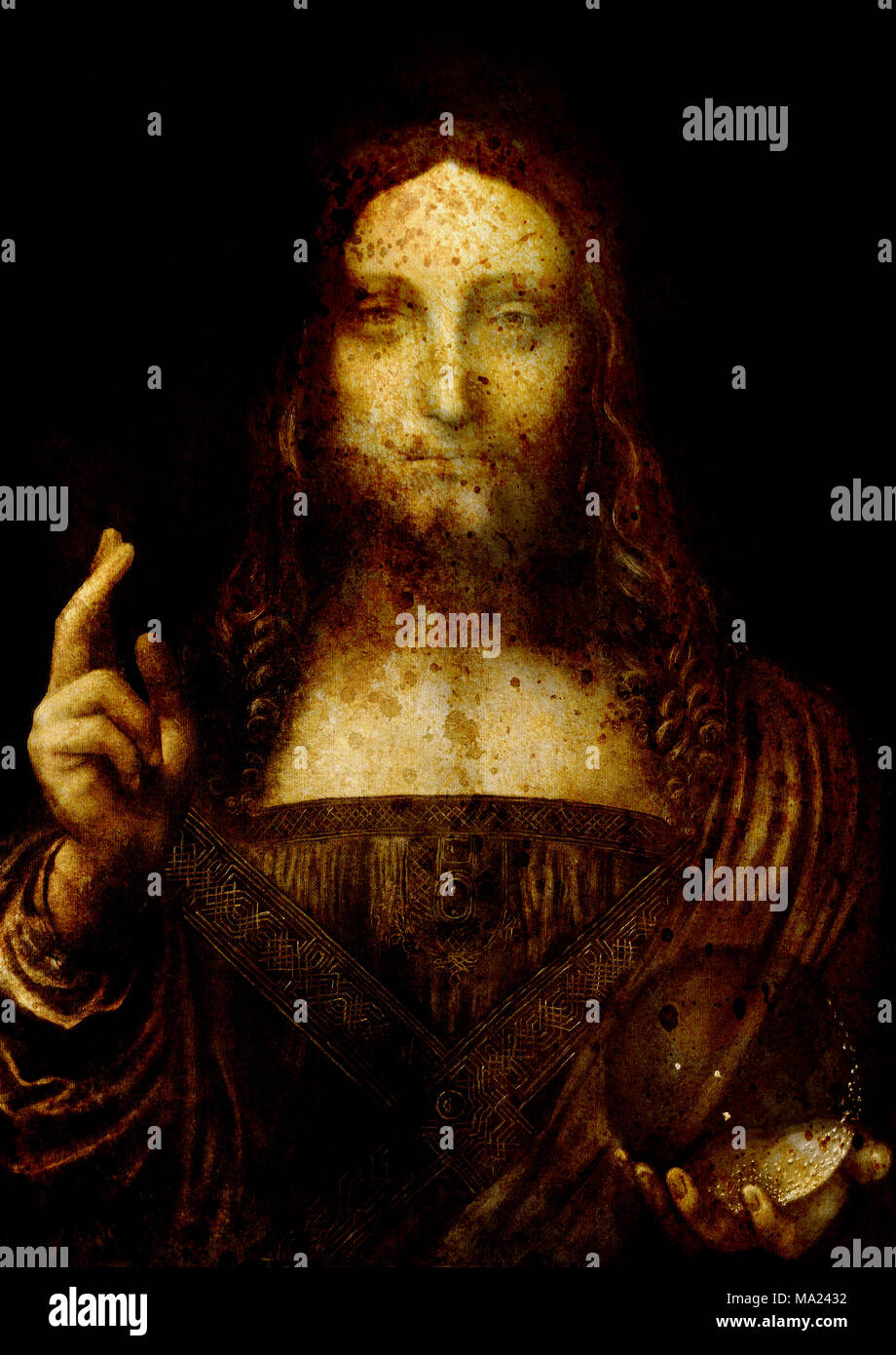 Salvador mundi leonardo hi-res stock photography and images - Alamy
