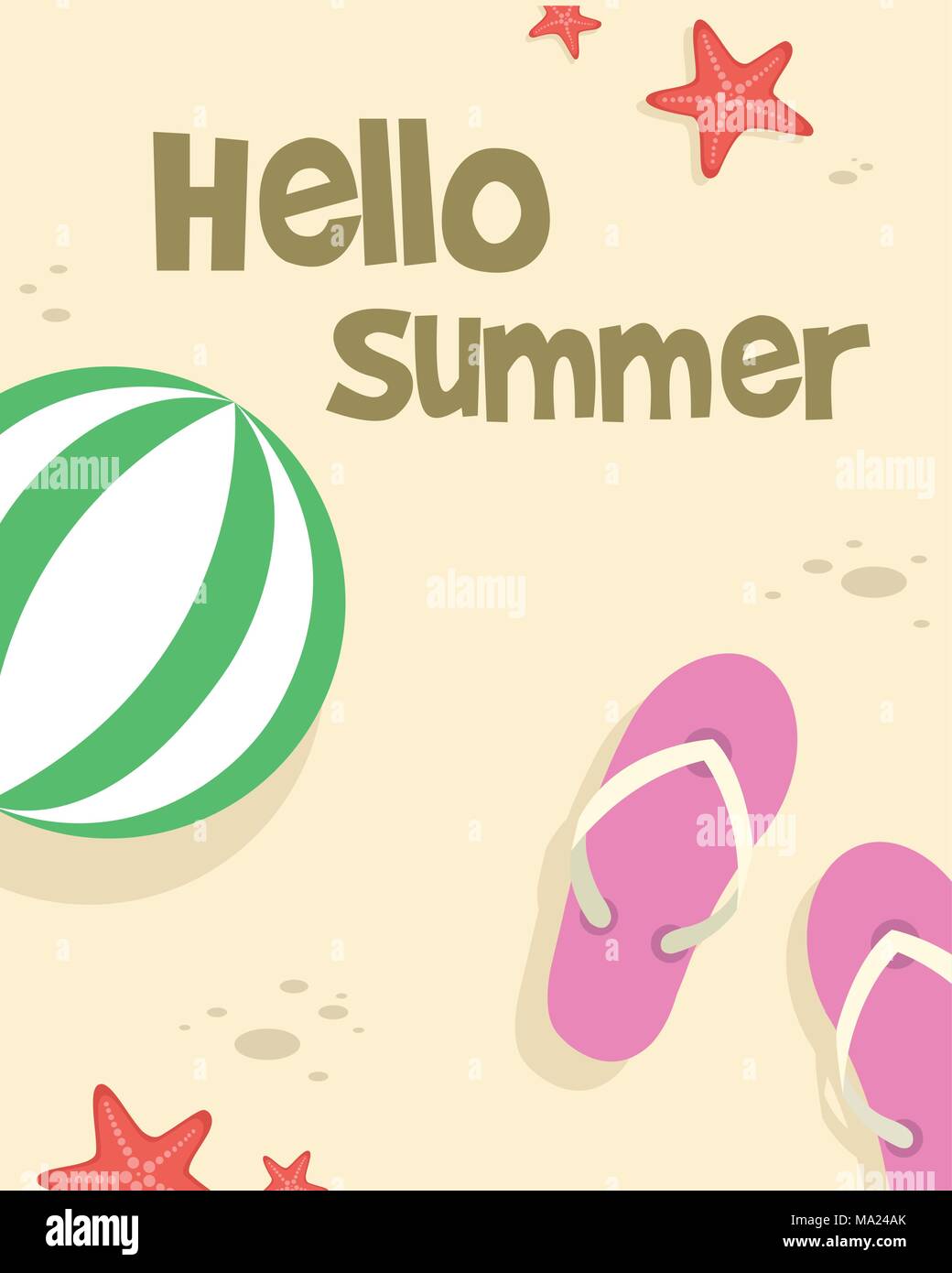 Happy summer day poster style Stock Vector Image & Art - Alamy