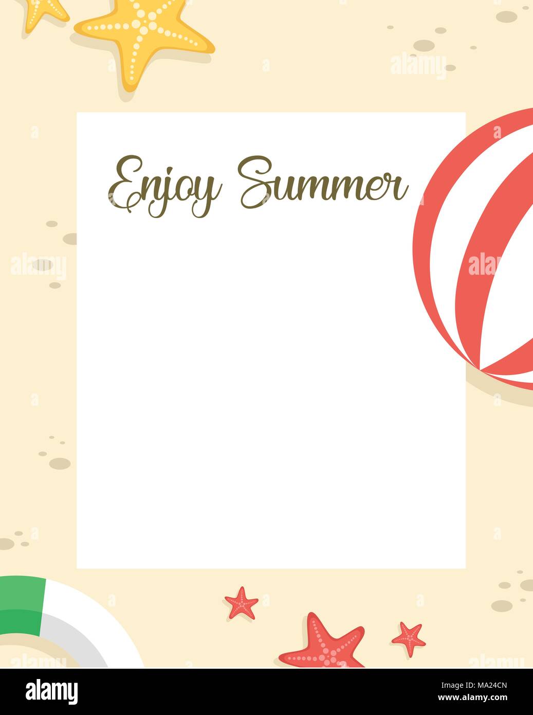 Happy summer day poster style Stock Vector Image & Art - Alamy