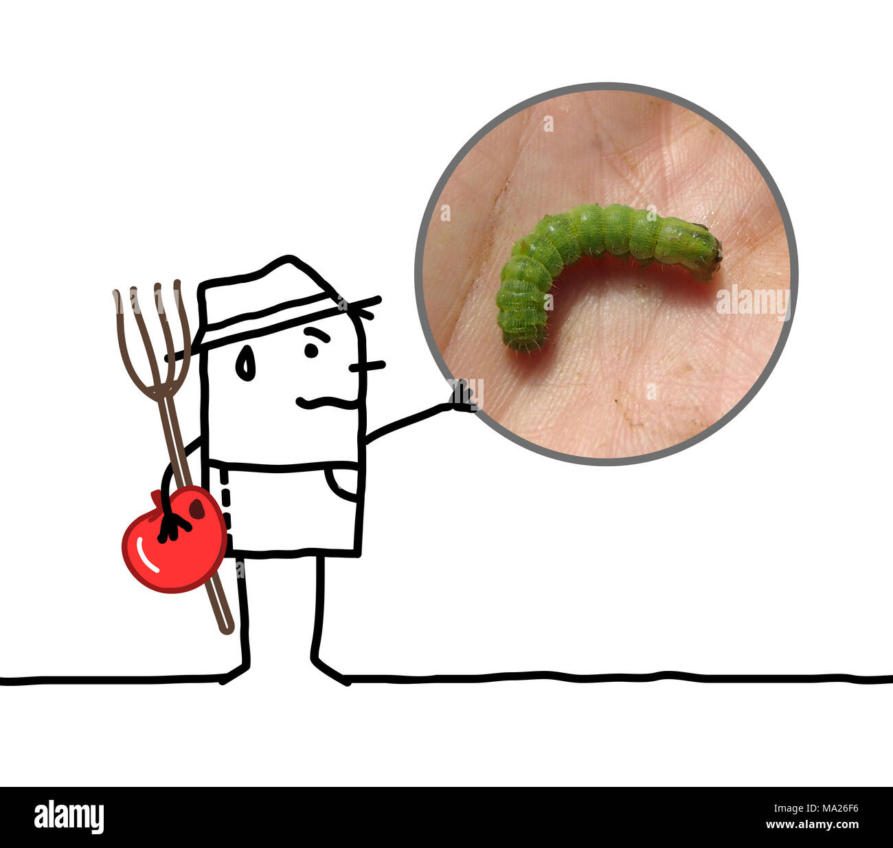 Man eating insect Cut Out Stock Images & Pictures - Alamy