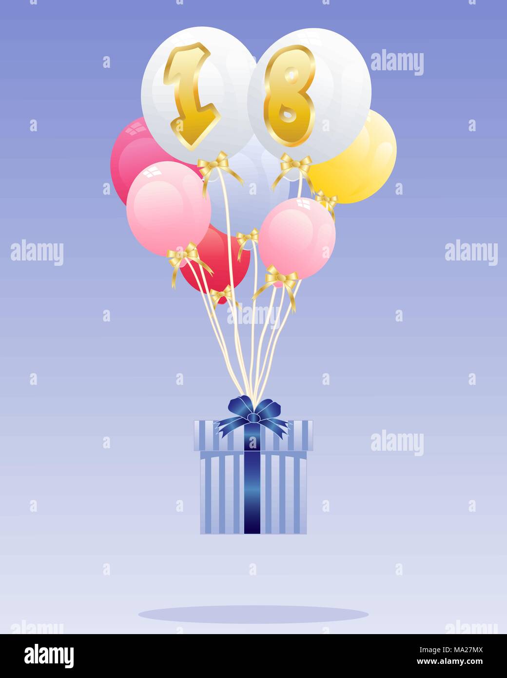 18th birthday party Stock Vector Images - Alamy