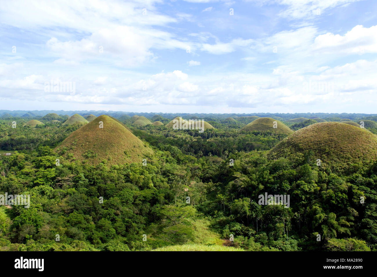 Landscape green hills bohol philippines hi-res stock photography and ...
