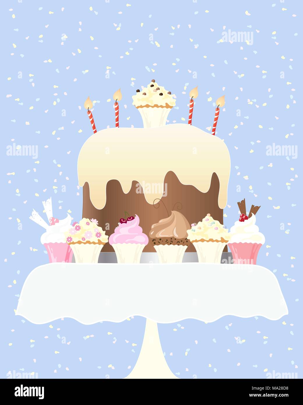 Happy Birthday Big Cake Wallpaper