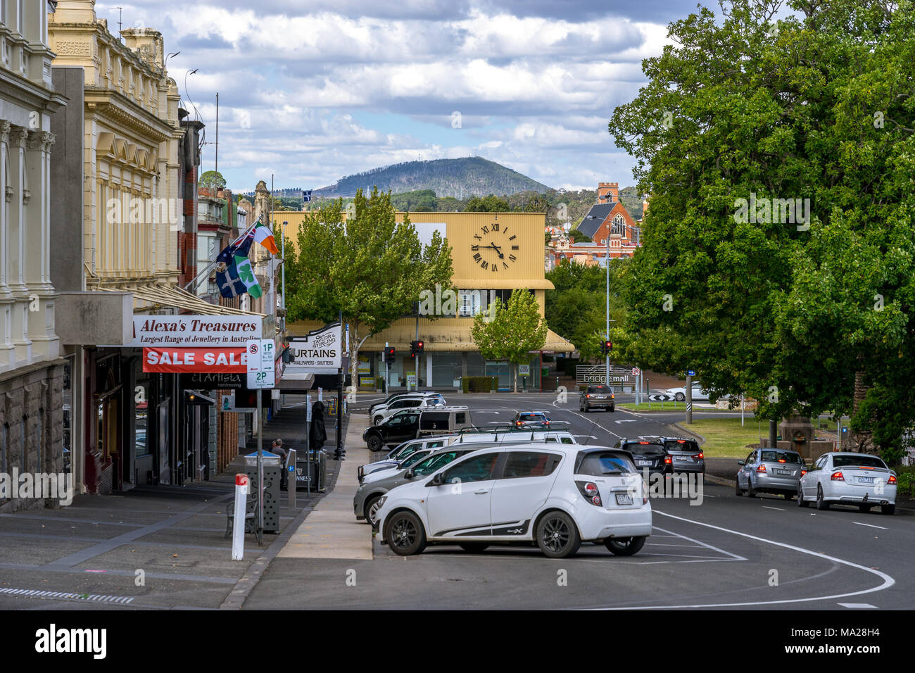 Ballarat, Victoria, Australia - The main street in town Stock Photo - Alamy