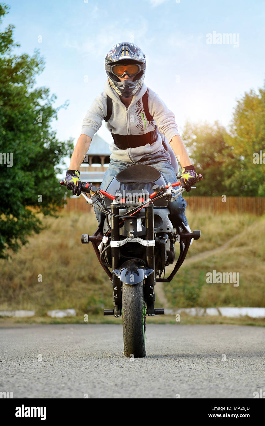 Motorcycle helmet camera action hi-res stock photography and images - Alamy