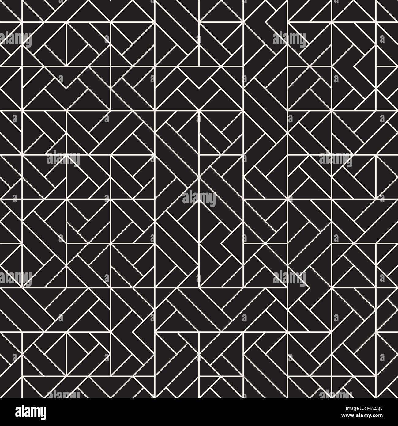 Vector seamless lattice pattern. Modern stylish texture with monochrome trellis. Repeating ...
