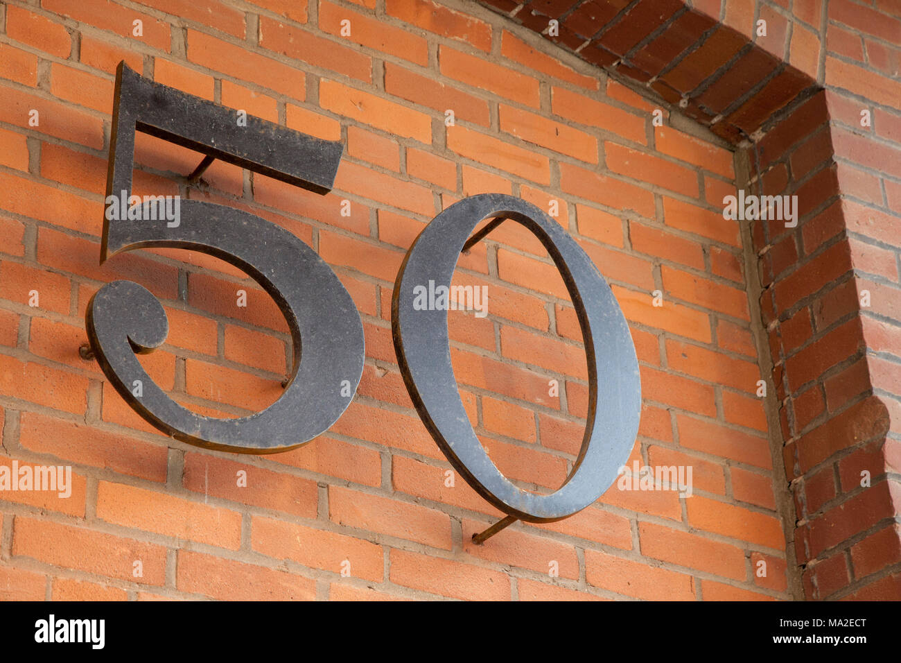 House Number 50 Sign High Resolution Stock Photography and Images - Alamy
