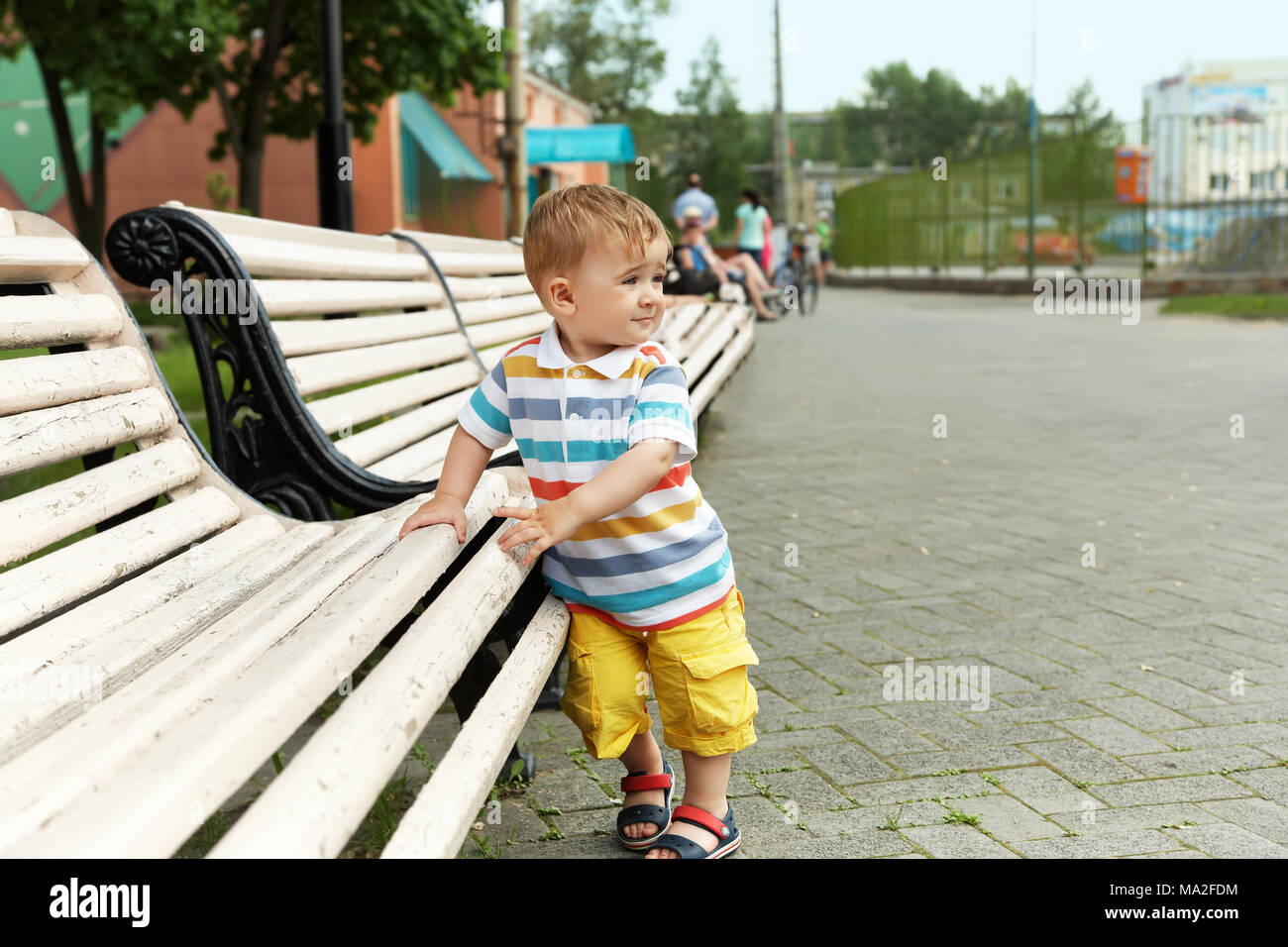 outdoor portrait of a boy Stock Photo - Alamy