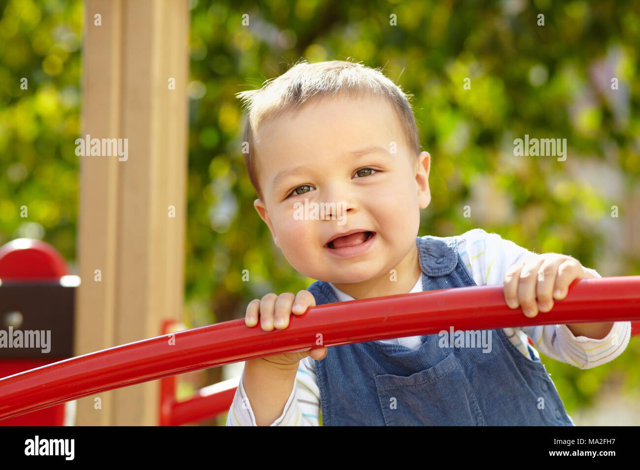 Boy little kid child playground hi-res stock photography and images - Alamy