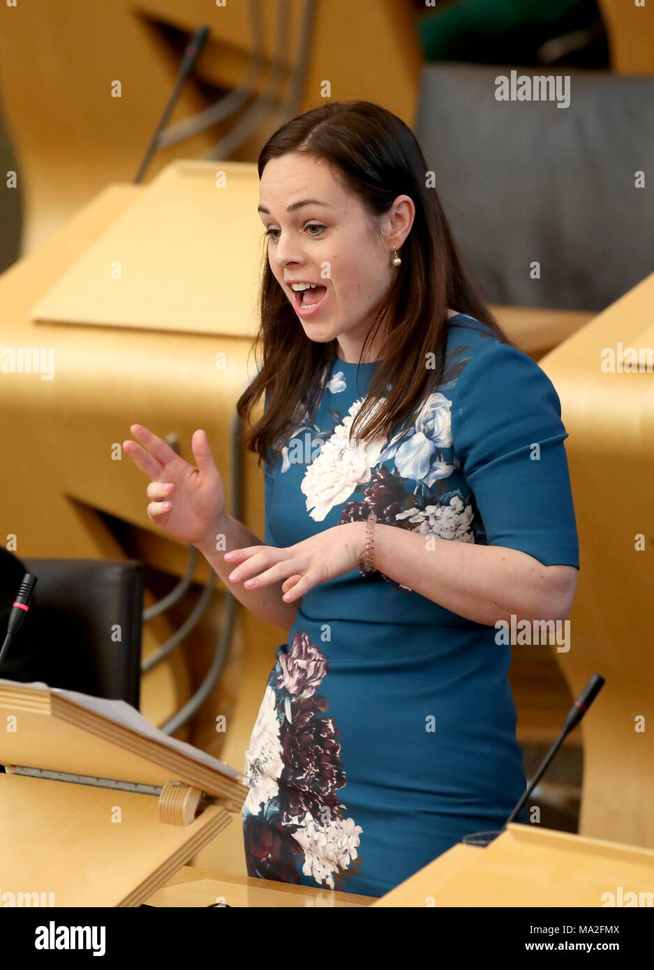The Scottish National Party's (SNP) Kate Forbes delivers an entire ...