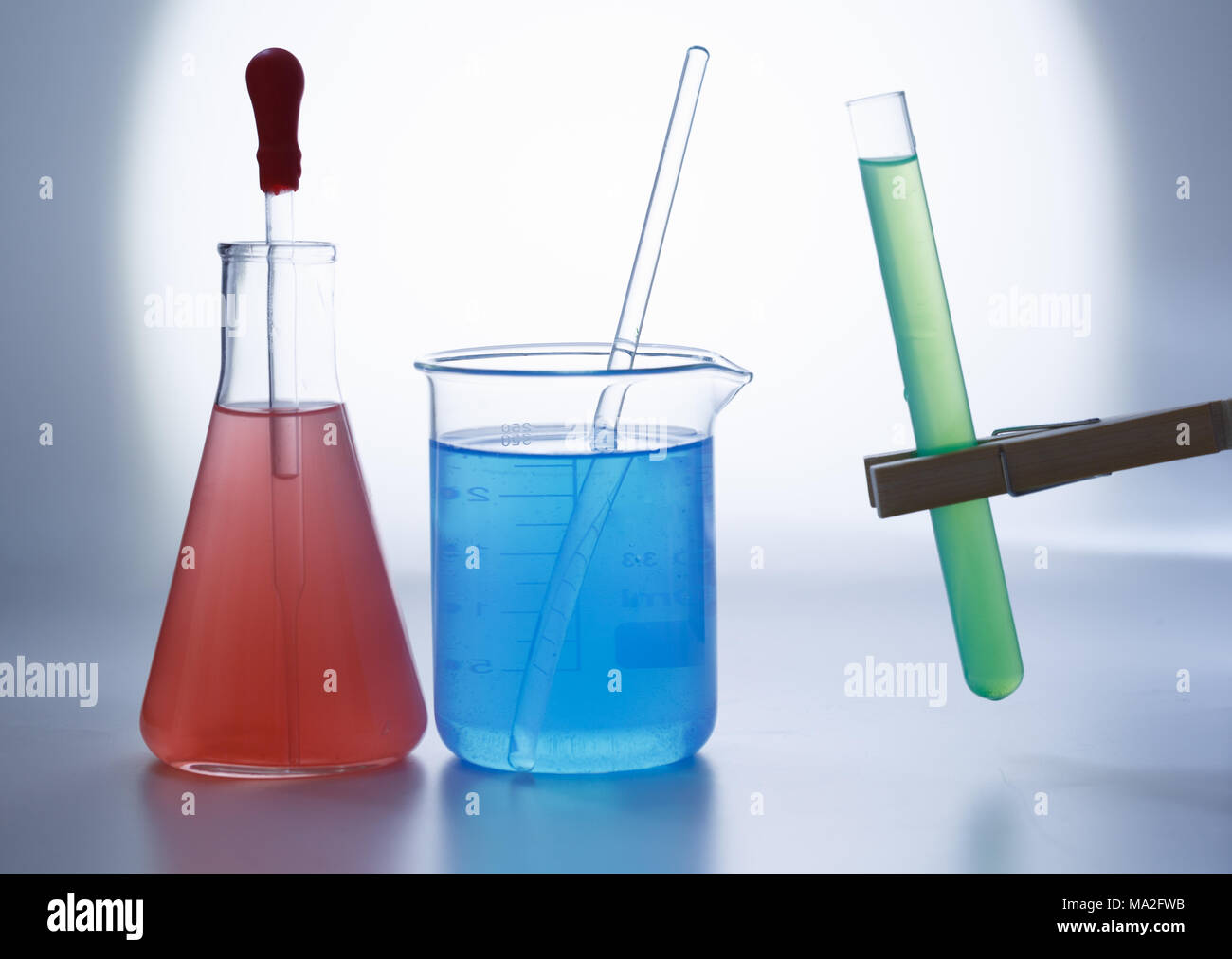 Biochemistry experiment scene, biological gene technology scene Stock ...