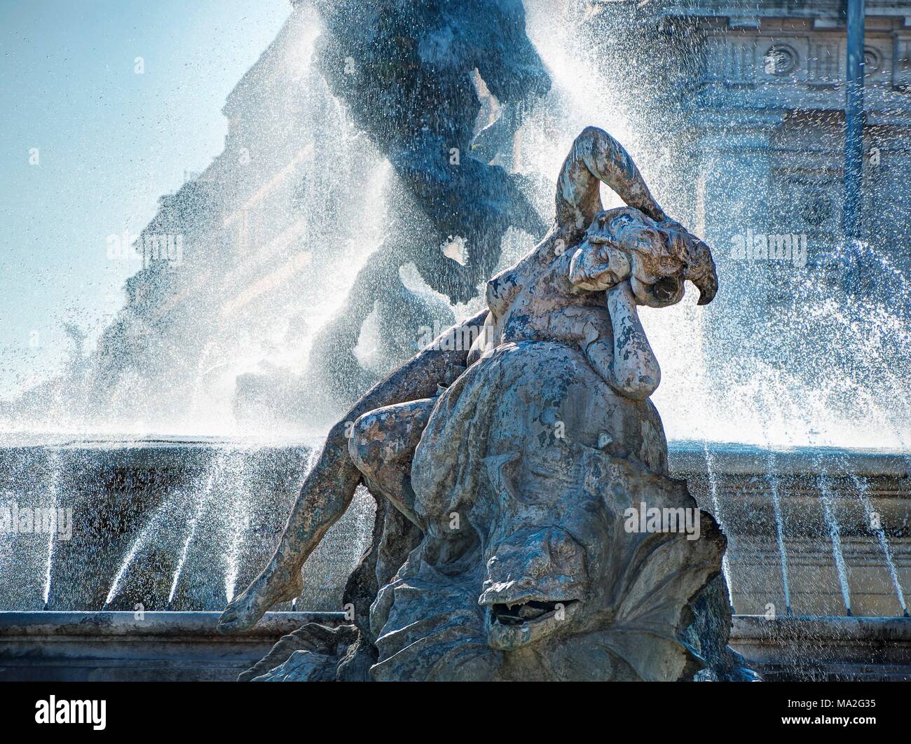 Fountain of the Naiads, Rome Stock Photo - Alamy