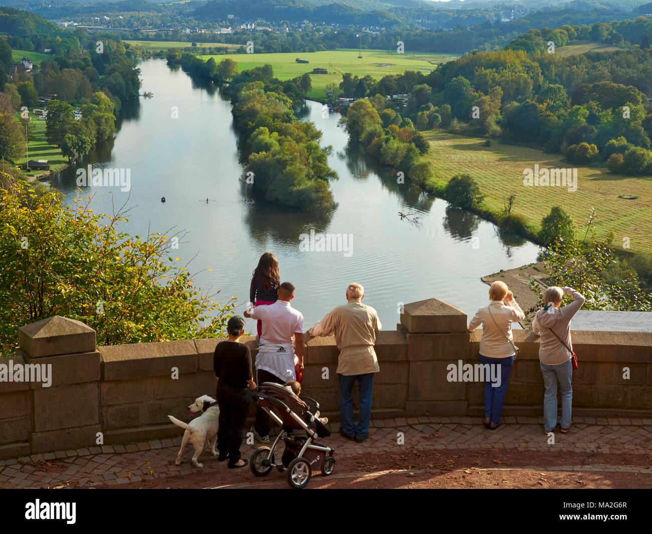 Back view with pram hi-res stock photography and images - Alamy