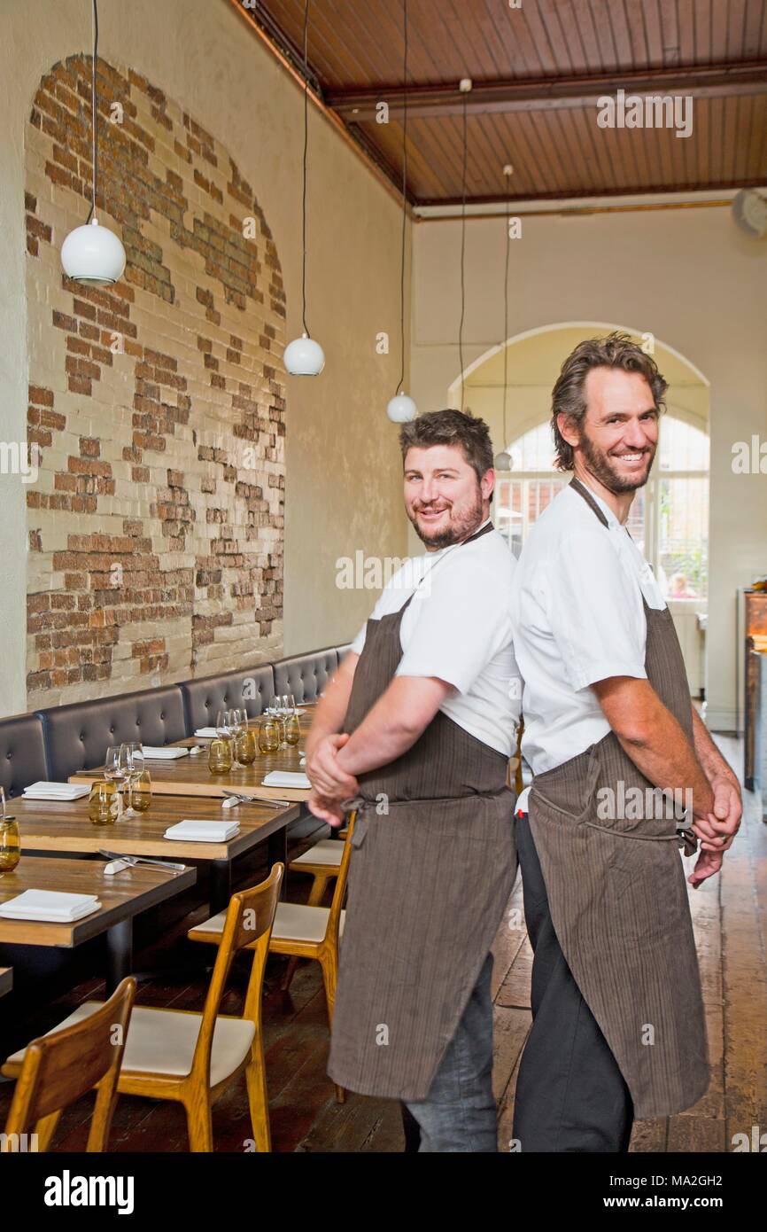 Joe Grbac (right) and Scott Pickett (both owners and head chefs) of the ...