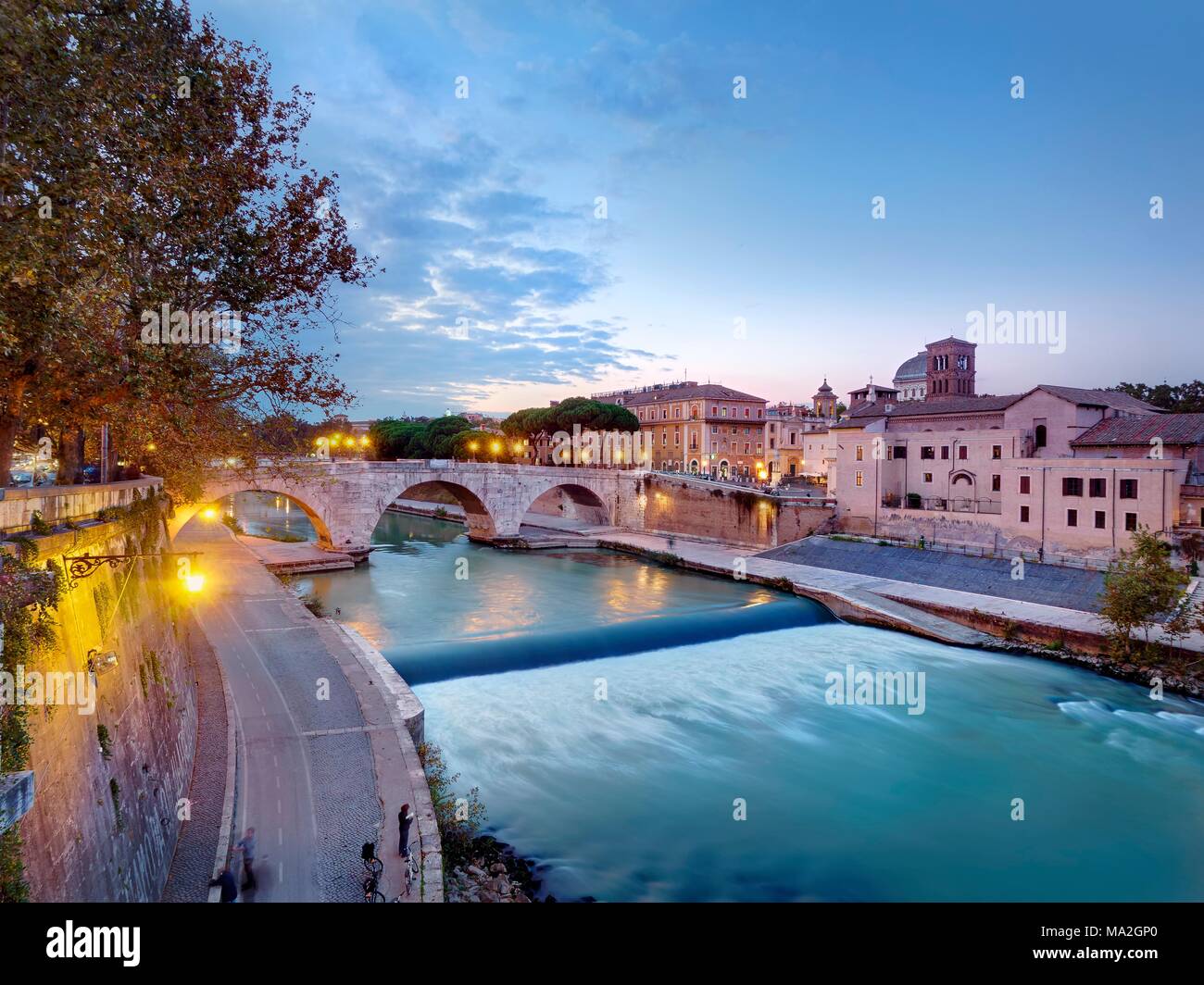 Bridge rome running hi-res stock photography and images - Alamy