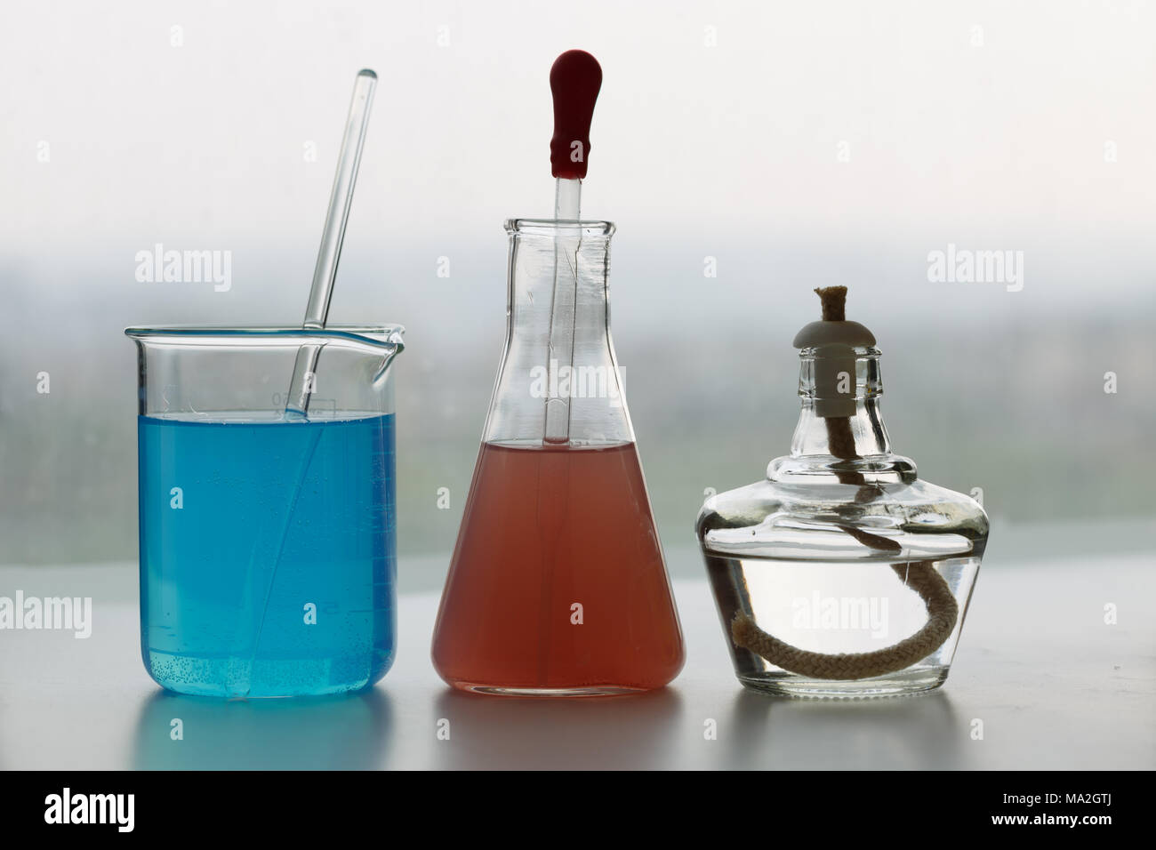 Biochemistry experiment scene, biological gene technology scene Stock ...