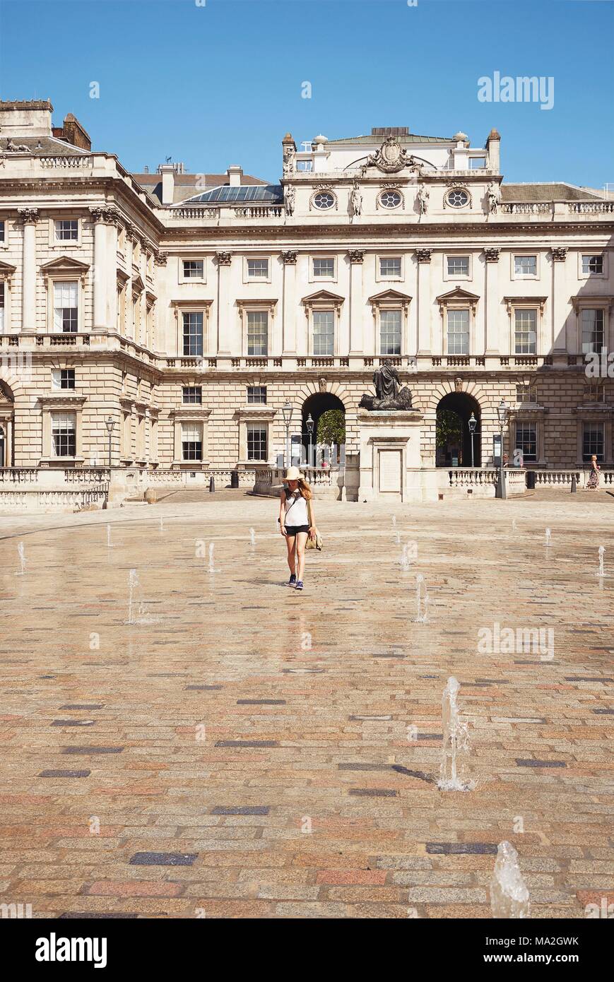 Somerset House, arts and culture, restaurant Spring, London, England ...