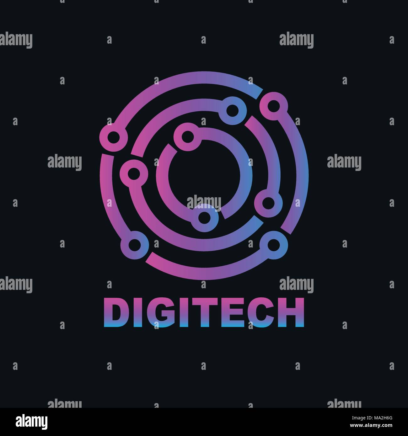 Half circle logo Stock Vector Images - Alamy