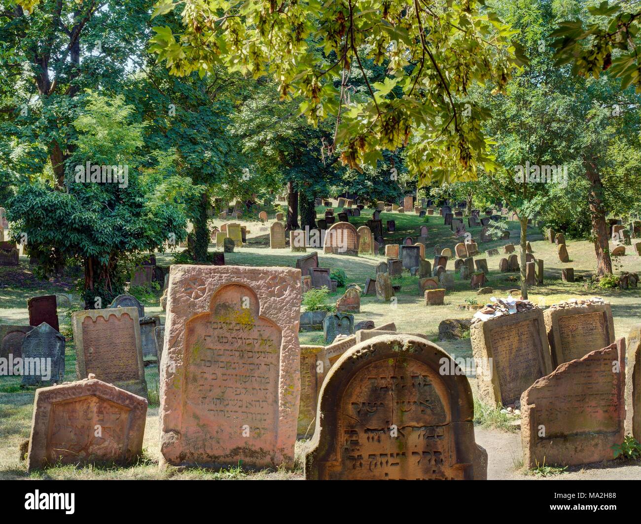 Jewish graveyard worms germany hi-res stock photography and images - Alamy