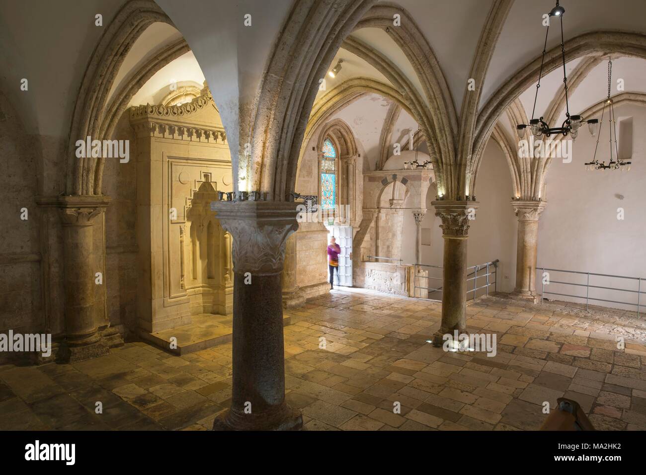 Cenacle on Mount Zion, Jerusalem, Israel Stock Photo - Alamy