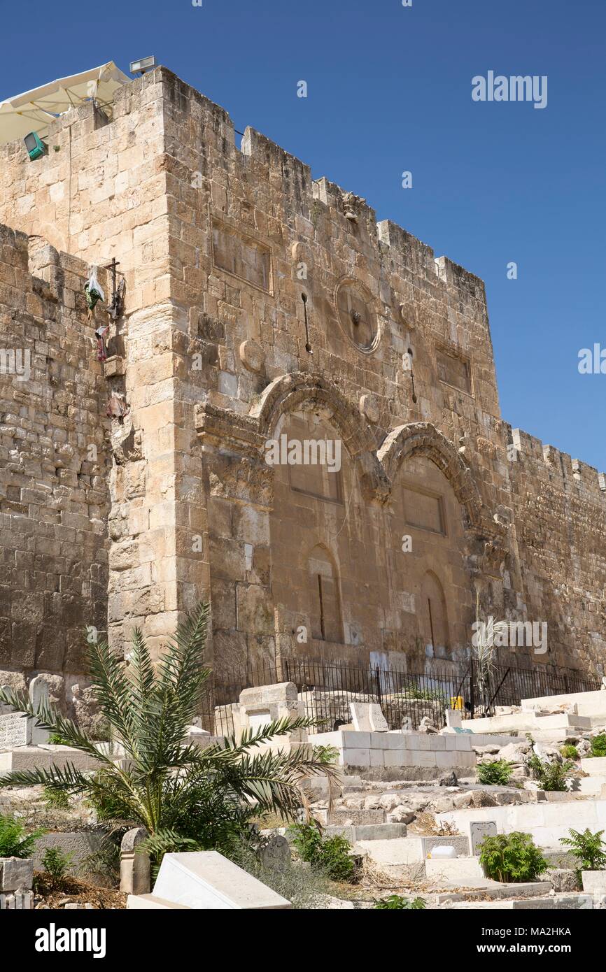 The Golden Gate, Jerusalem, Israel Stock Photo - Alamy