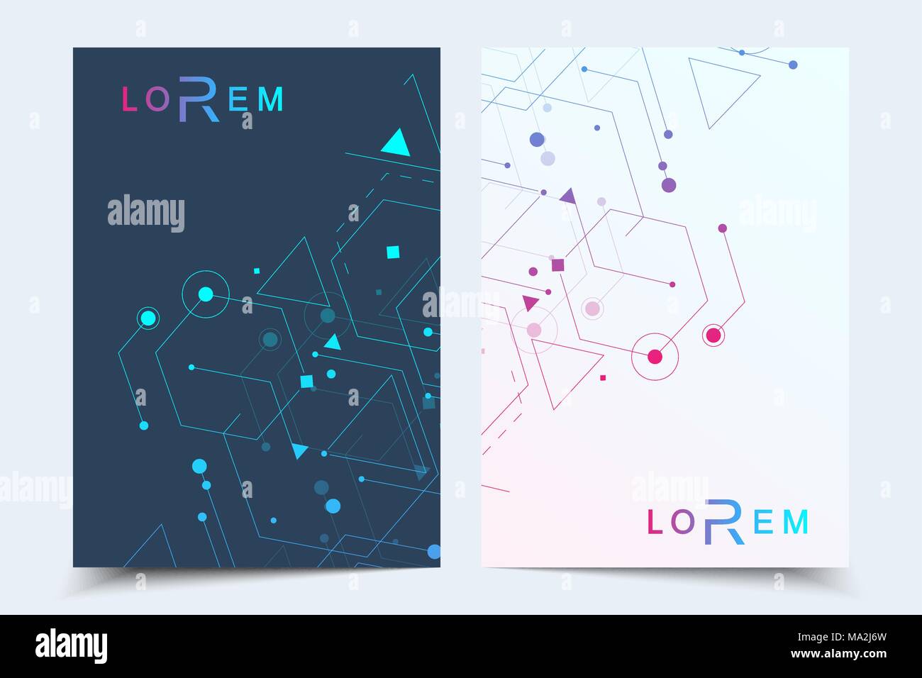 Vector templates for brochure magazine leaflet flyer cover booklet ...