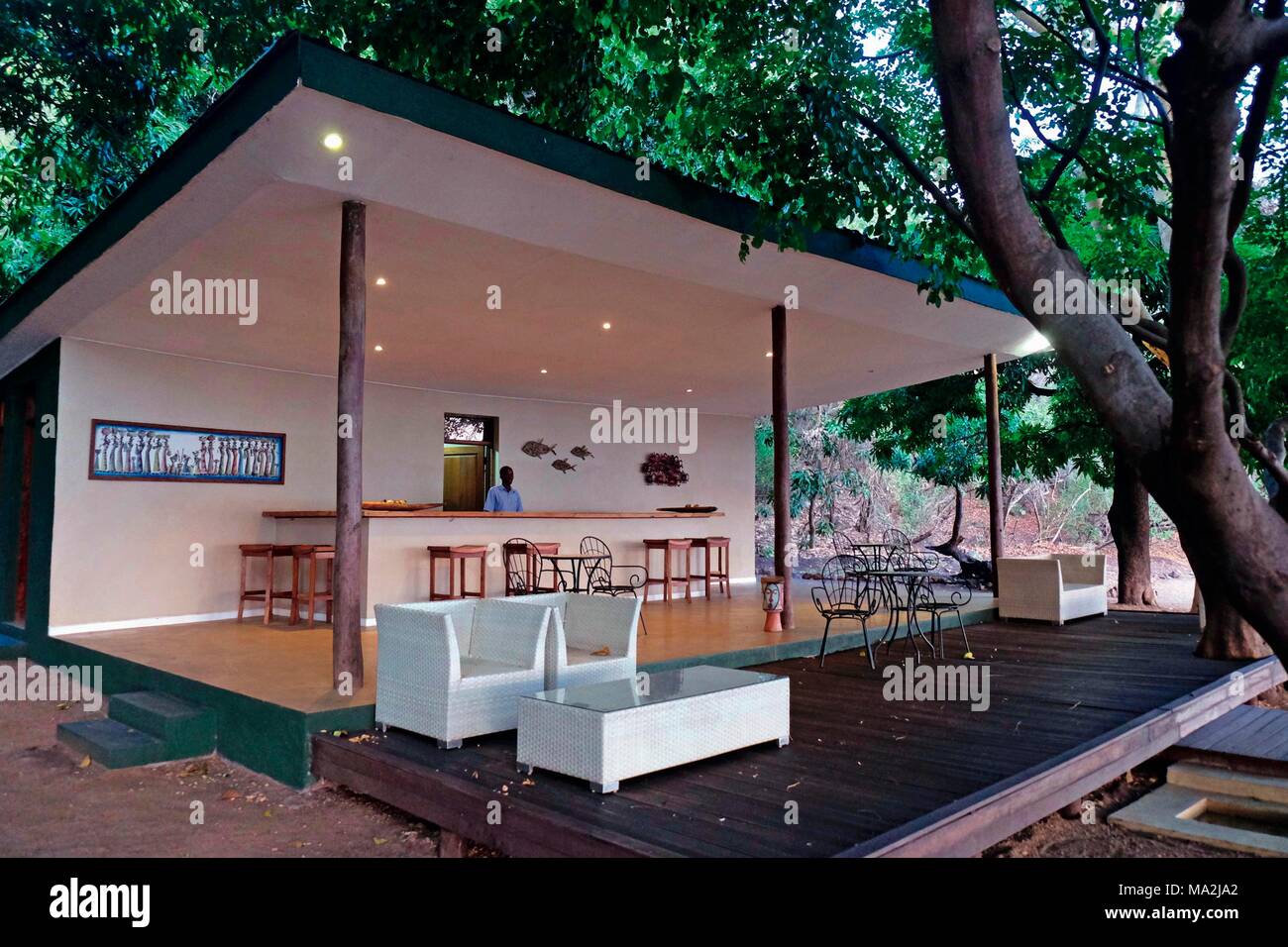 Pumulani Lodge on Lake Malawi (East Africa Stock Photo - Alamy