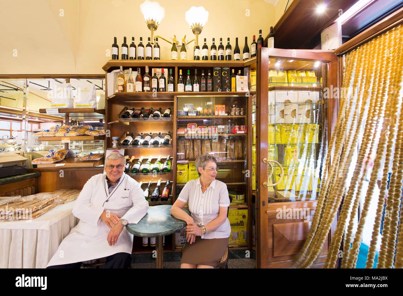 Luigi Valente and his wife Livia Longhi in 'Steffanone', Maria Vittoria ...